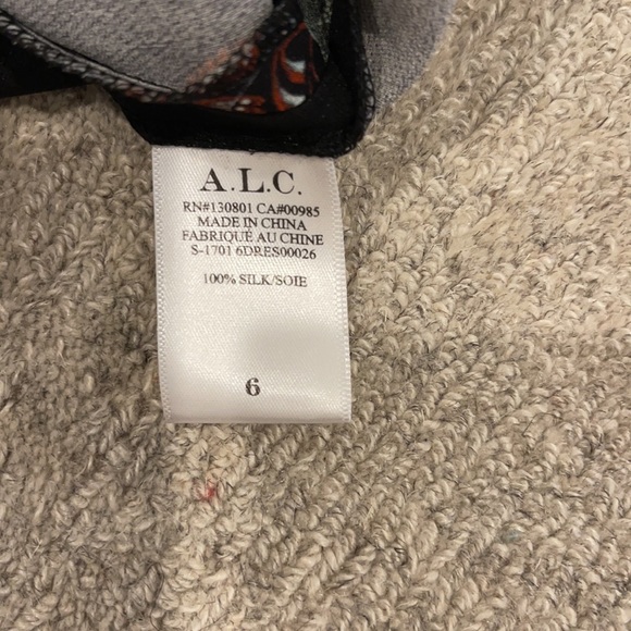 A.L.C. | Dresses | Silk Alc Black Dress | Poshmark